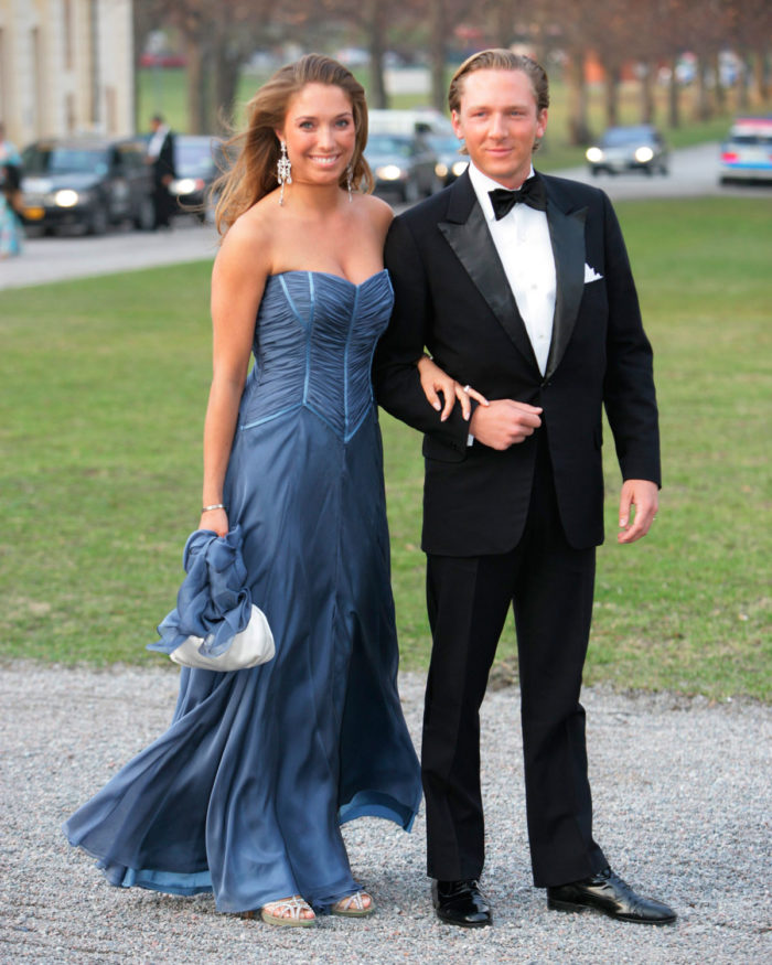 La familia real en la boda de Louise Gottlieb och Gustav Thott. 2 de ...