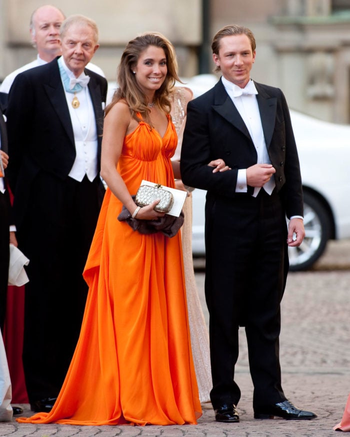 La familia real en la boda de Louise Gottlieb och Gustav Thott. 2 de ...